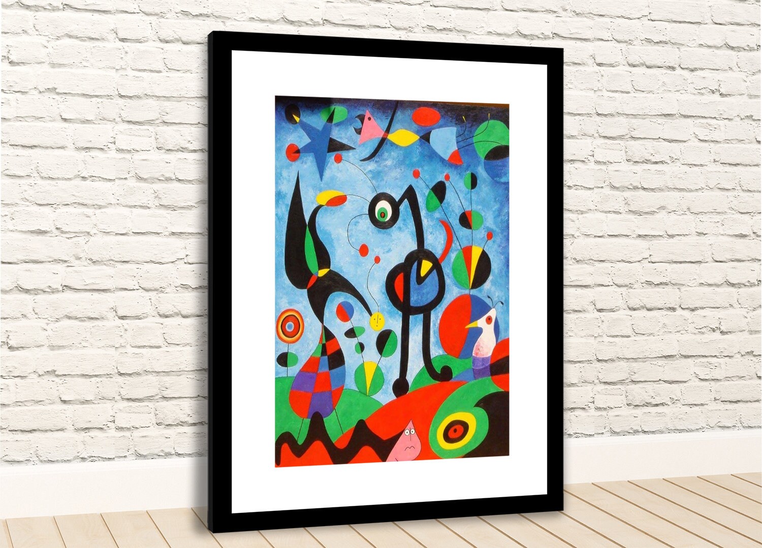 The Garden Joan Miro Miro Miro Miro Art Framed Art Photo | Etsy