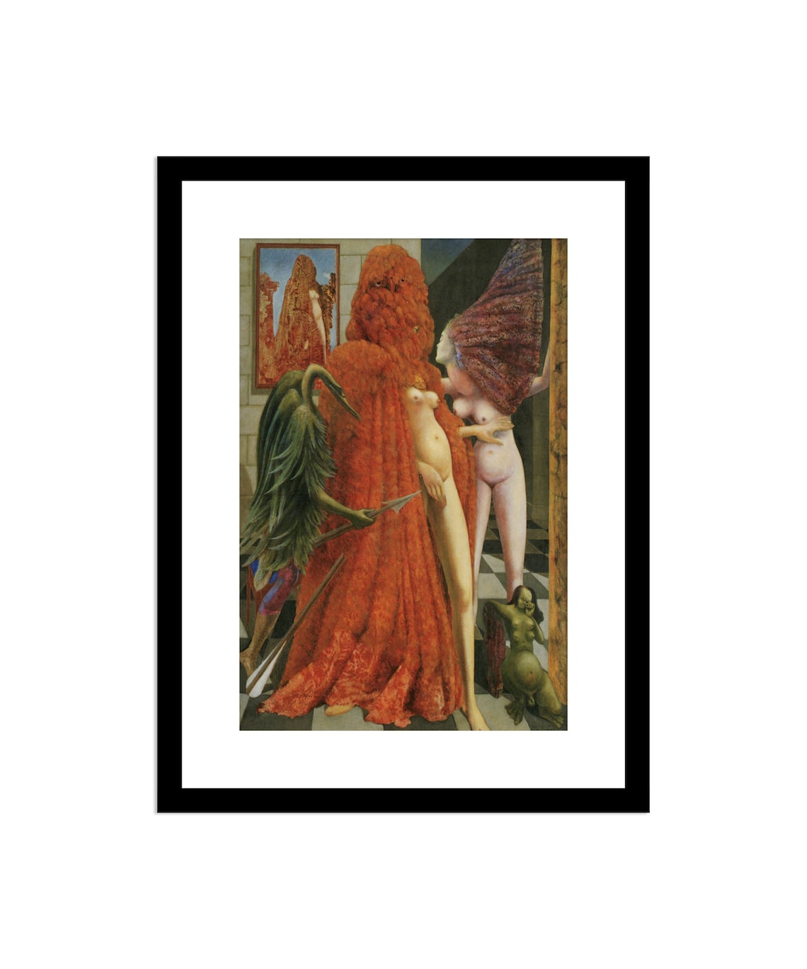 Max Ernst Dressing The Bride Max Ernst Art Framed Art | Etsy