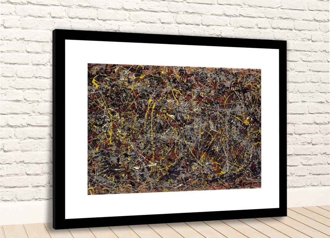 Jackson Pollock Number Five 5 Drip Painting Artist Photo Print | Etsy