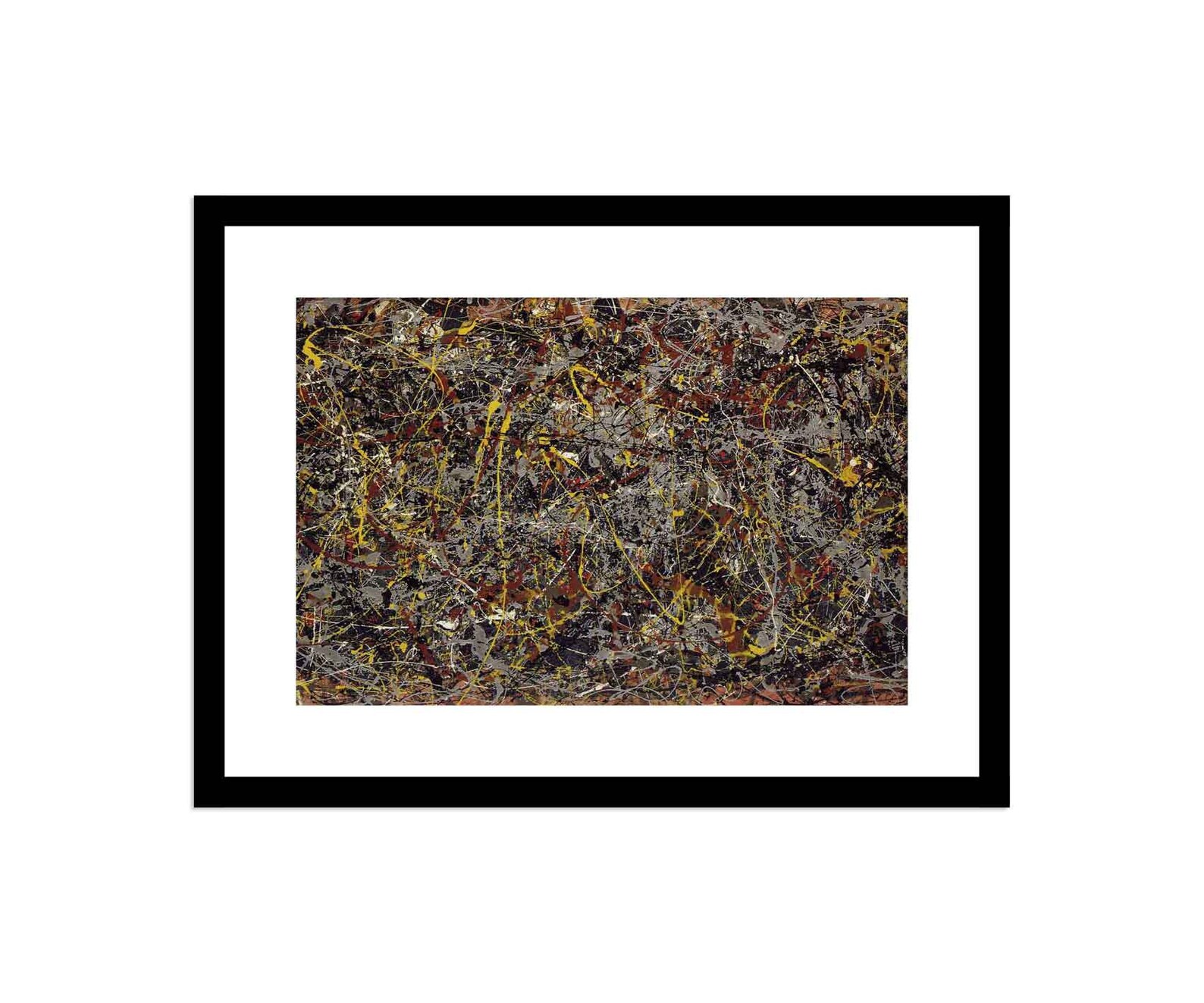 Jackson Pollock Number Five 5 Drip Painting Artist Photo Print | Etsy