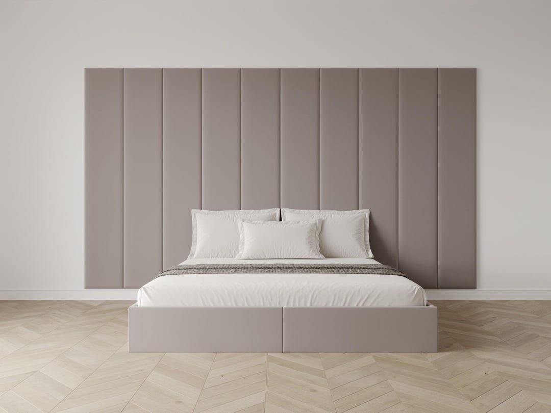 Split Beds 2 Twin Size With Upholstered Wall Panels 160 Wide, 10 ...