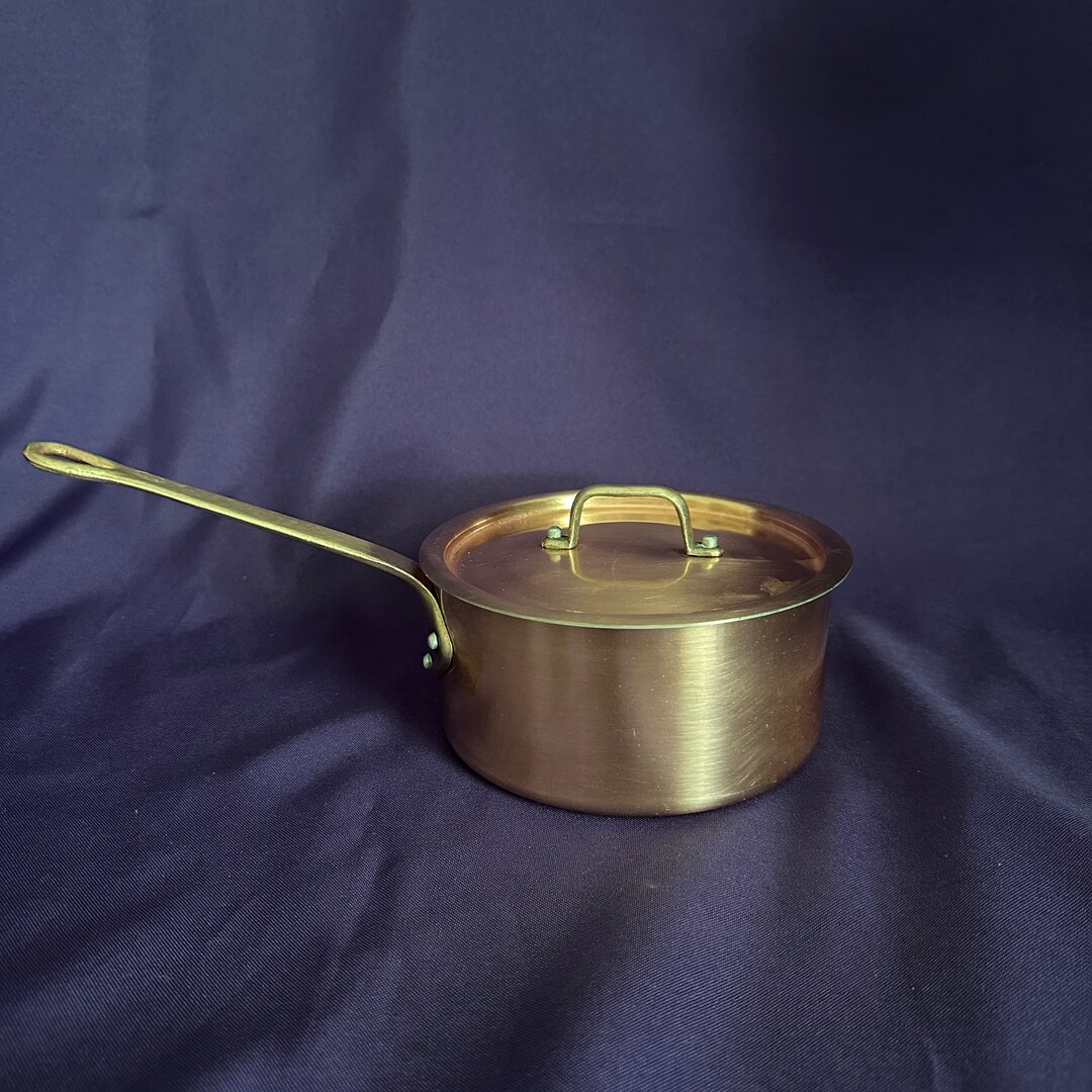 Vintage Copper 1 Quart Sauce Pan Made in France - Etsy