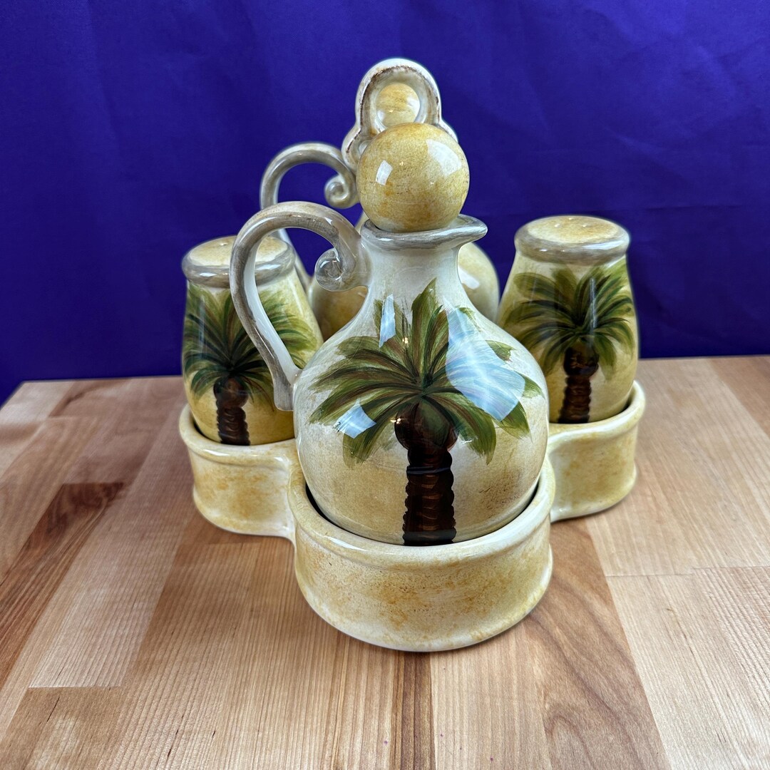 Vintage Bellagio Cruet Table Set by Tabletops Unlimited Hand Painted ...