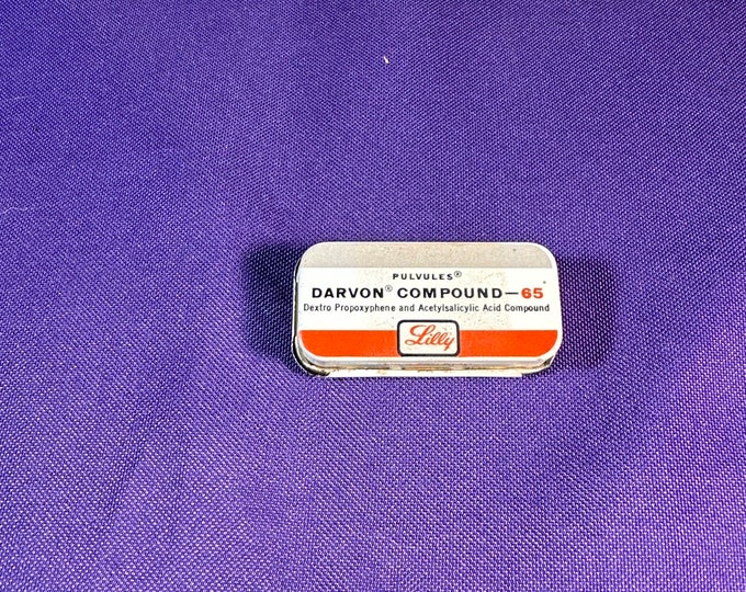 Vintage Darvon Compound - 65 Dextrose Propoxyphene and Acetylsalicylic ...