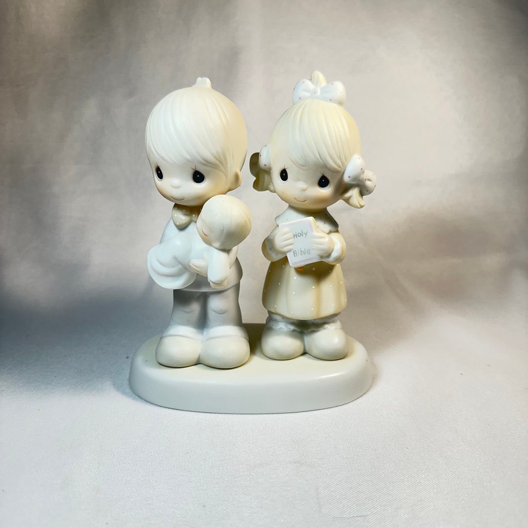 Vintage Jonathan & David Rejoicing With You E-4724 Pre Precious Moments ...