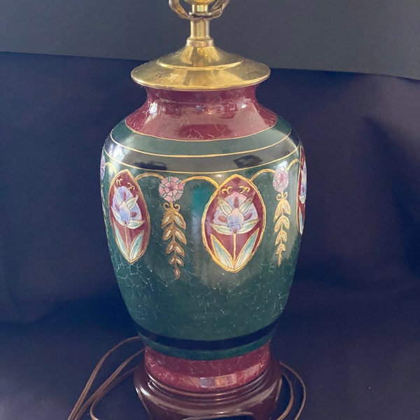 Enamel Table Lamp - Etsy