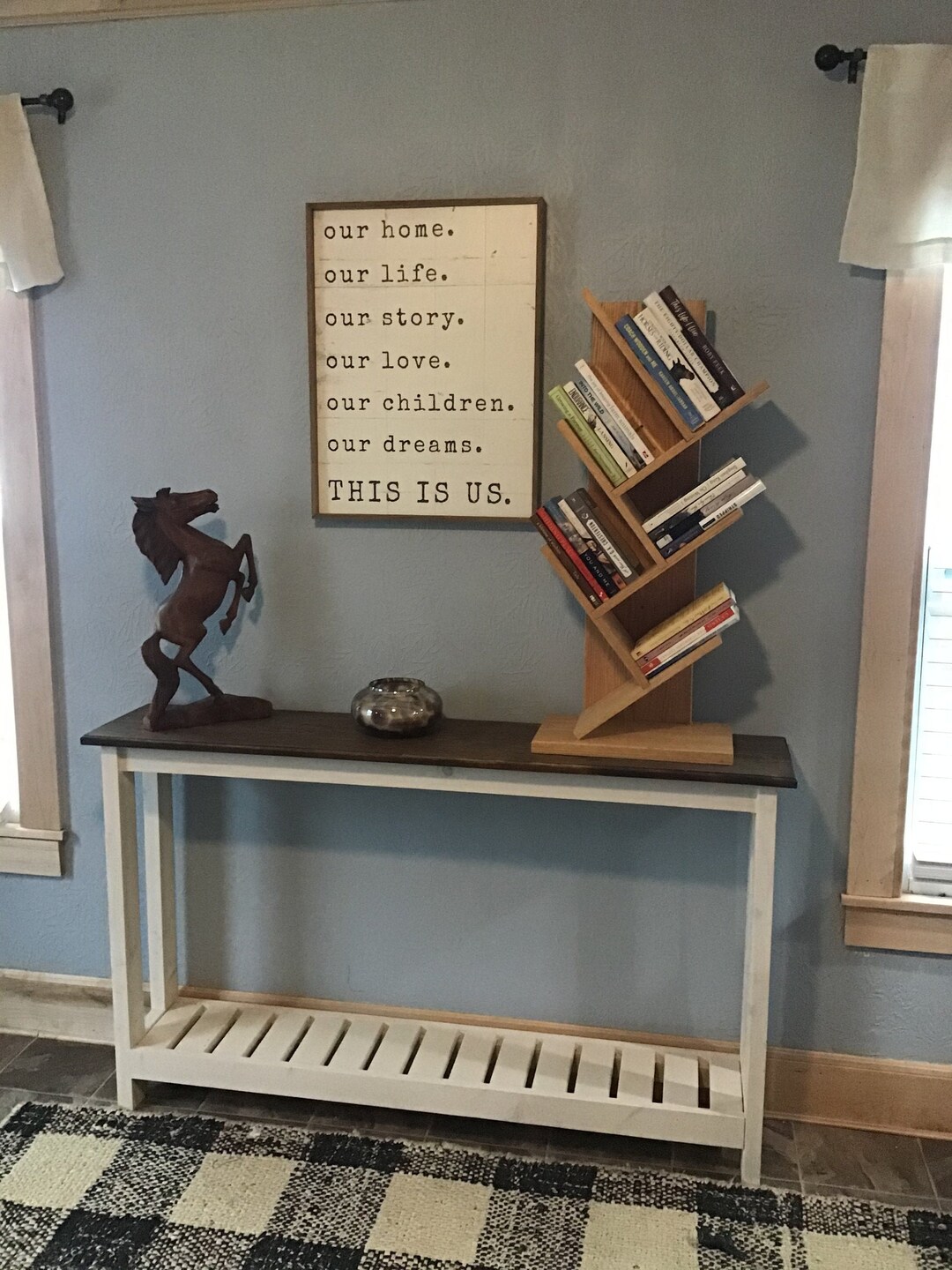 Modern Geometric Shelving Unit - Etsy