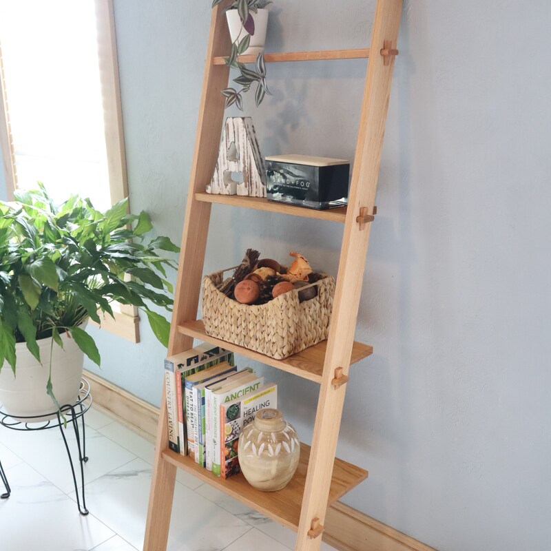 Wooden Ladder Shelf - Etsy