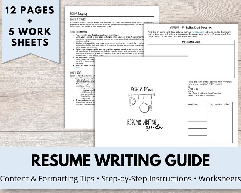 Resume Guide, Resume Writing Guide, Resume Help, Resume Writer, Resume ...