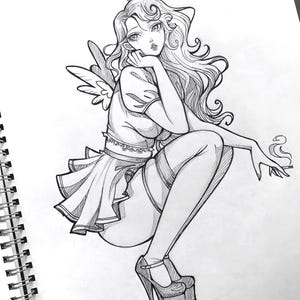 Angel Original Art - Etsy