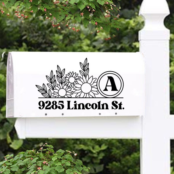 Monogrammed Mailbox - Etsy