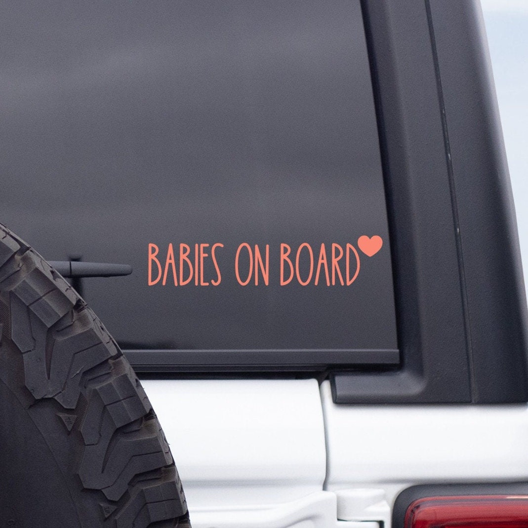 Babies on Board Decal Baby Car Decal Car Sticker Car Decals - Etsy