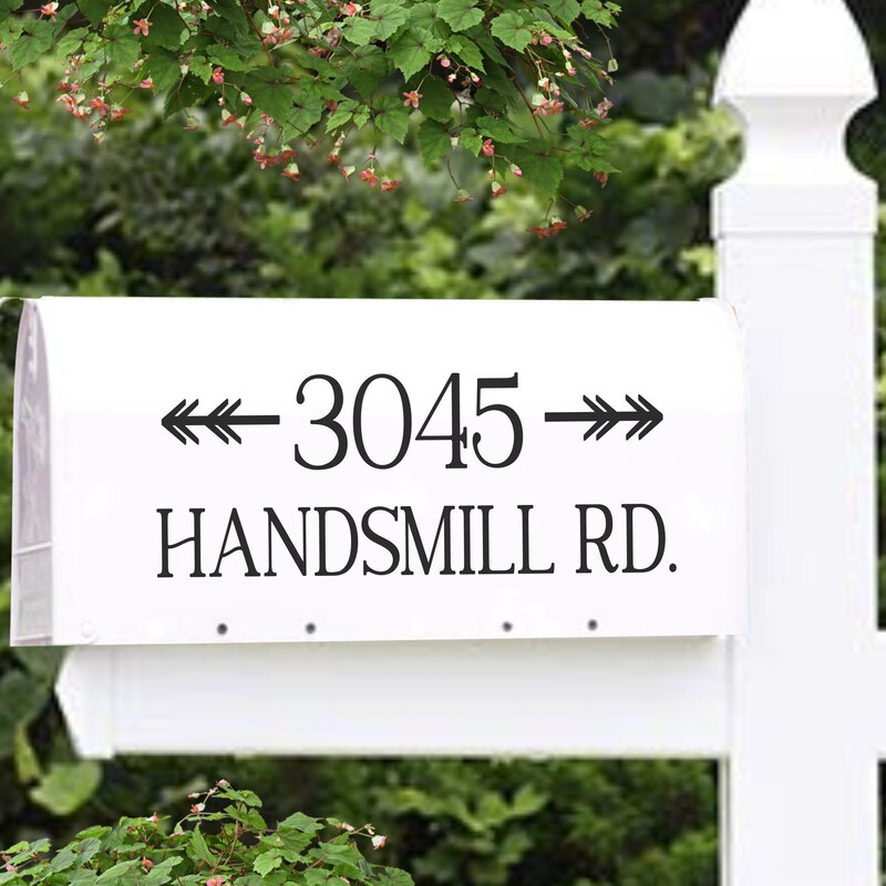 House Number Decal - Etsy