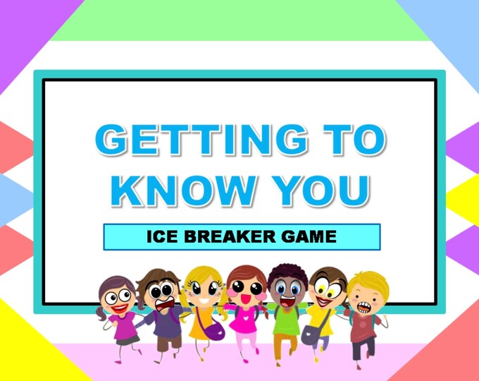 Getting to Know You Icebreaker Game: Virtual Team Building (powerpoint ...