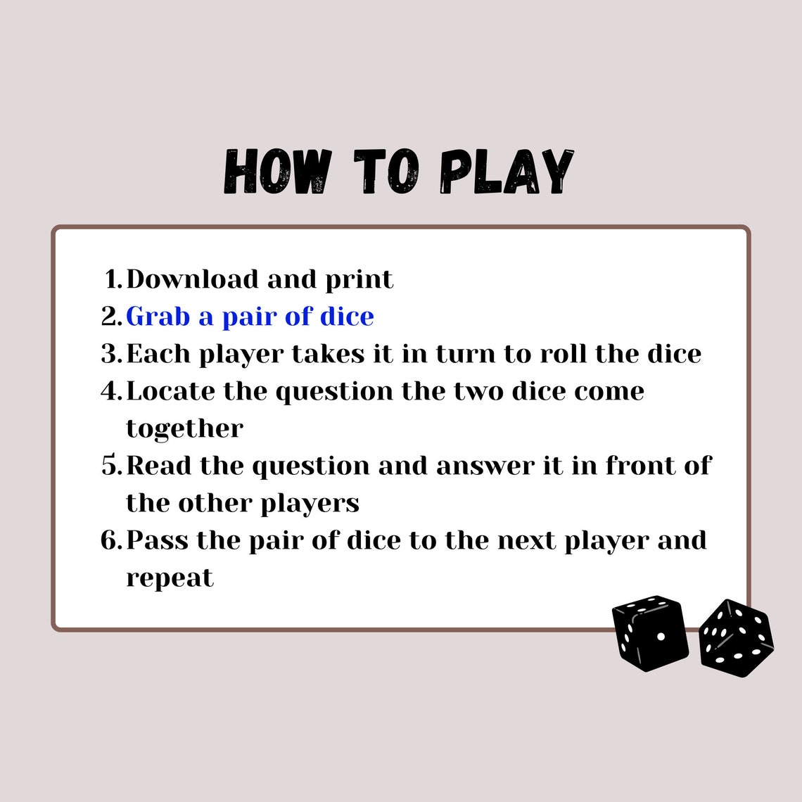 Office Icebreaker Game, Getting to Know You, Team Building Game, Roll ...