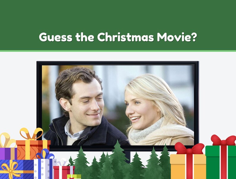 Christmas Movie Picture Quiz: Printable Holiday Game (PDF) - Etsy