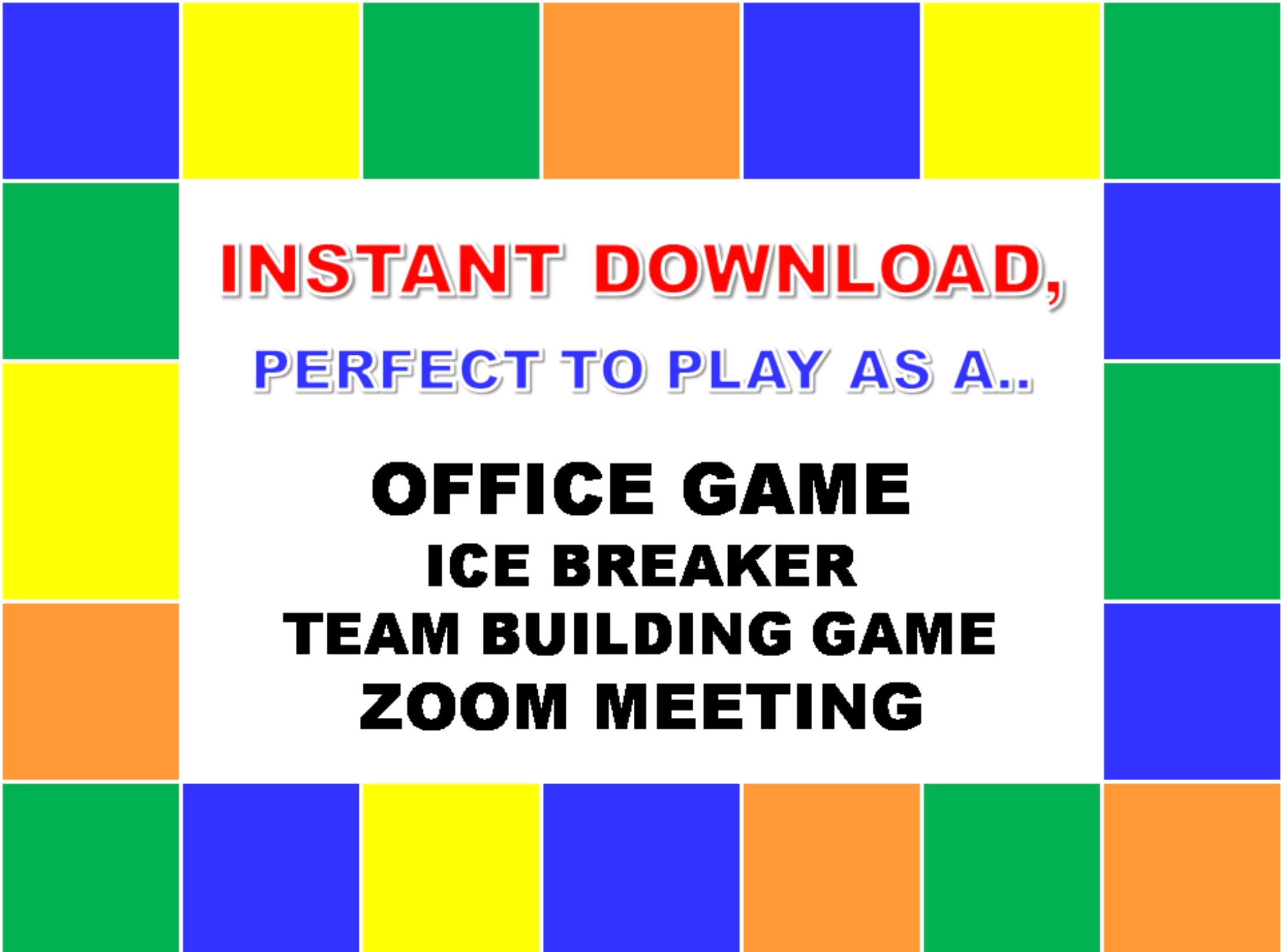 Virtual Office Games, Icebreaker Games, Team Building Games, Would You ...