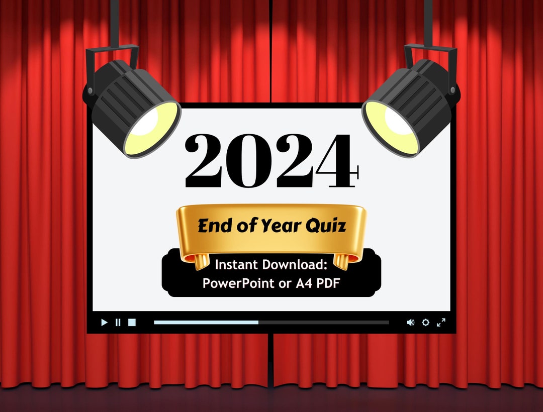 2024 Quiz, End of Year Quiz, Pub Trivia, Quiz of the Year, Icebreaker ...