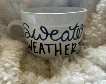 Sweater Weather Coffee Mug - Etsy
