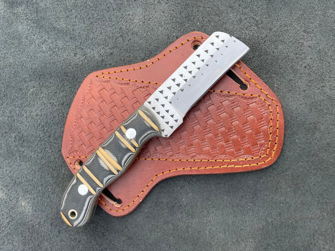 Custom handmade rasp steel bull cutter knife | Etsy