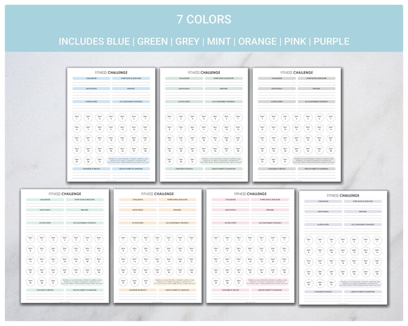 Challenge Tracker, Fitness Challenge, Exercise Log, Workout Tracker Log ...