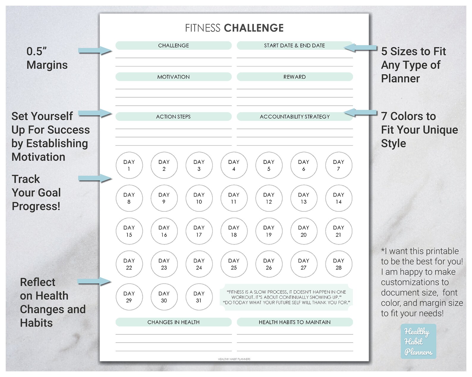 Challenge Tracker, Fitness Challenge, Exercise Log, Workout Tracker Log ...