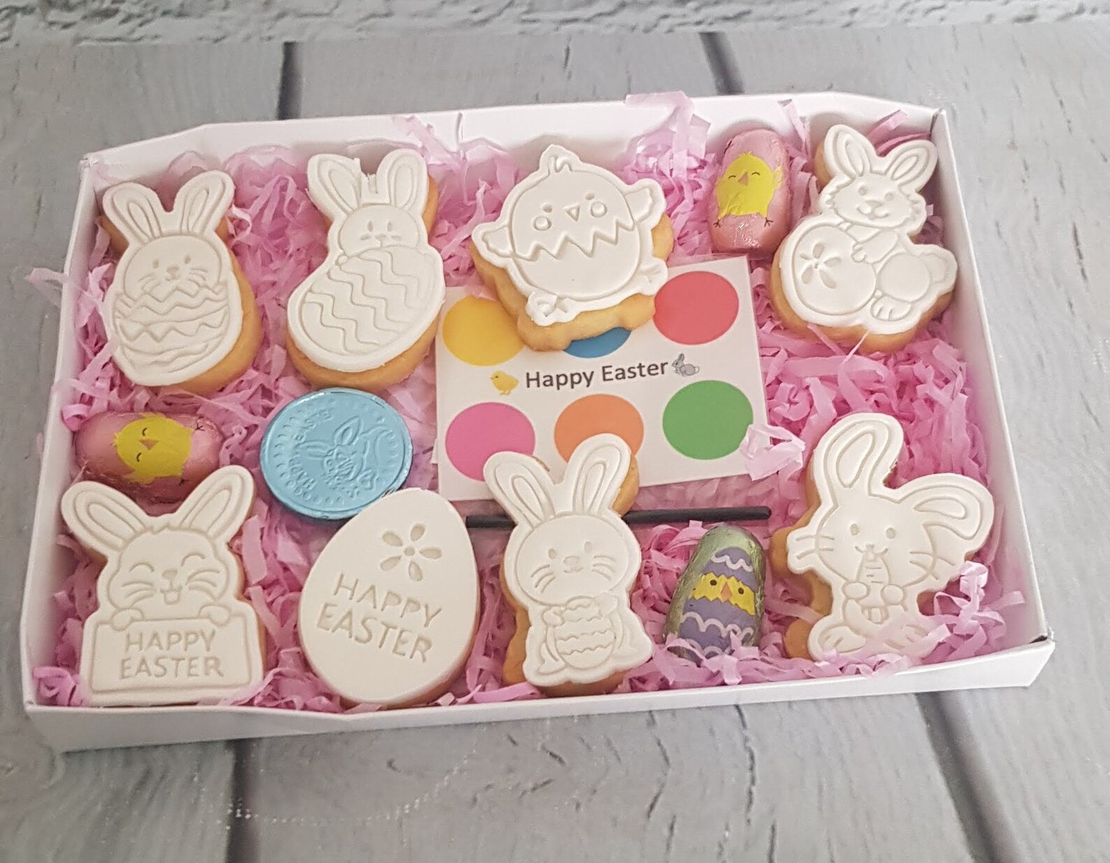 Easter Paint Your Own (PYO) Shortbread Biscuits-pyo Cookies-easter ...
