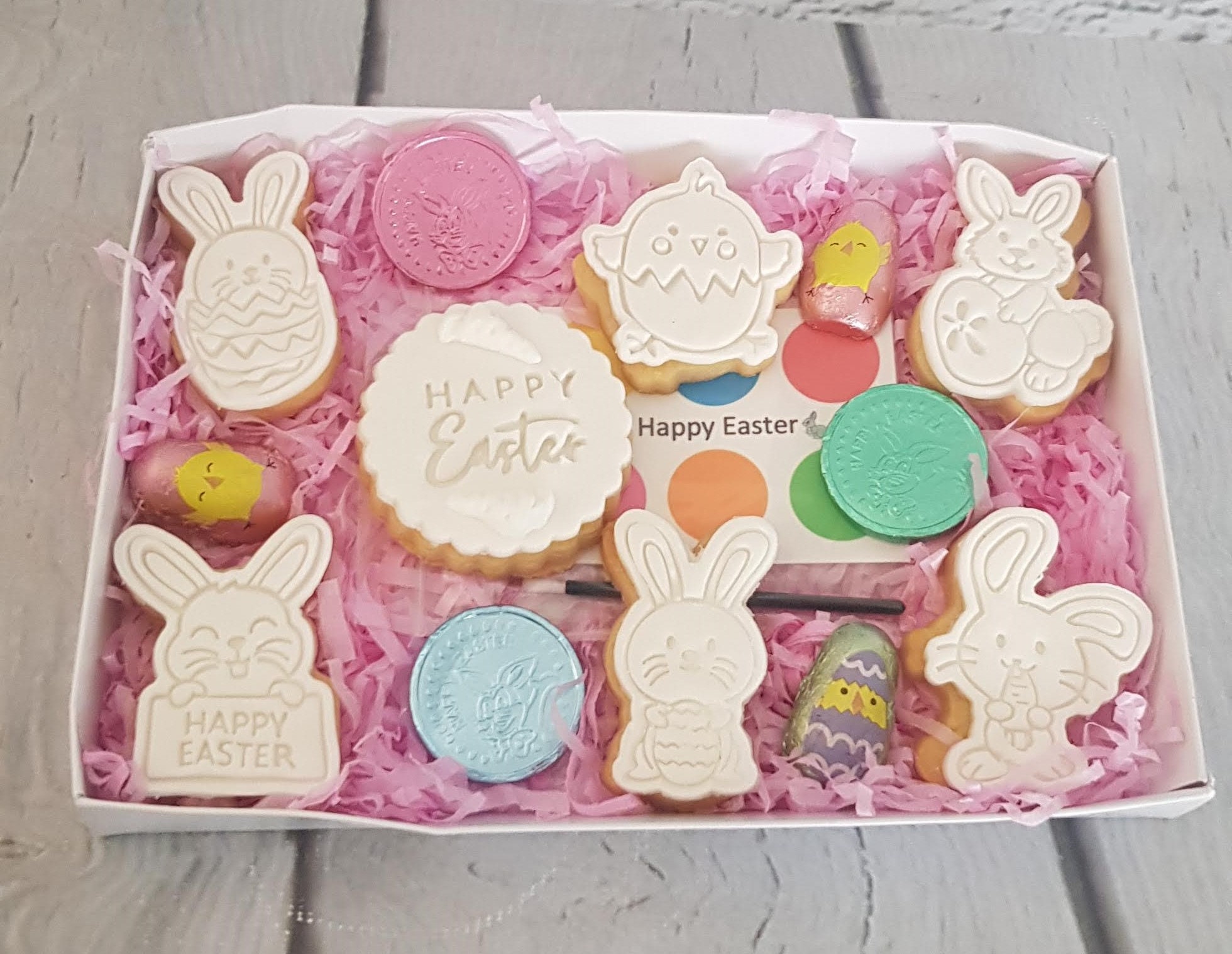 Easter Paint Your Own (PYO) Shortbread Biscuits-pyo Cookies-easter ...