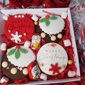 Mini Christmas Shortbread Biscuit Box-sugar Biscuit-chocolate ...