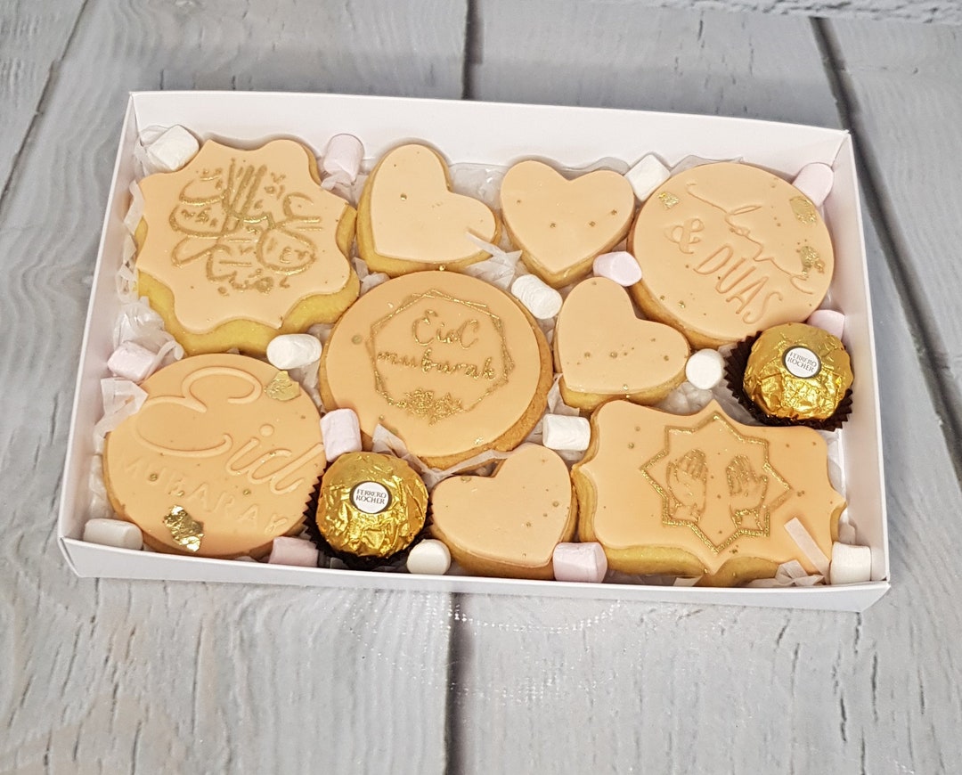 Eid Mubarak Shortbread Biscuits-eid Gift-biscuit Gift-sugar Cookies ...