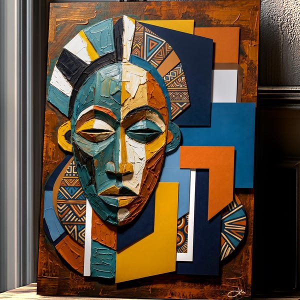 African Cubism - Etsy