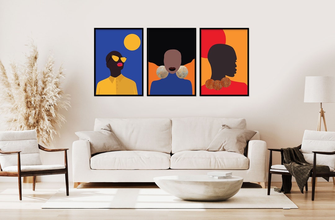 Set of 3 Digital Image Minimalist Art Wall Prints Modern - Etsy