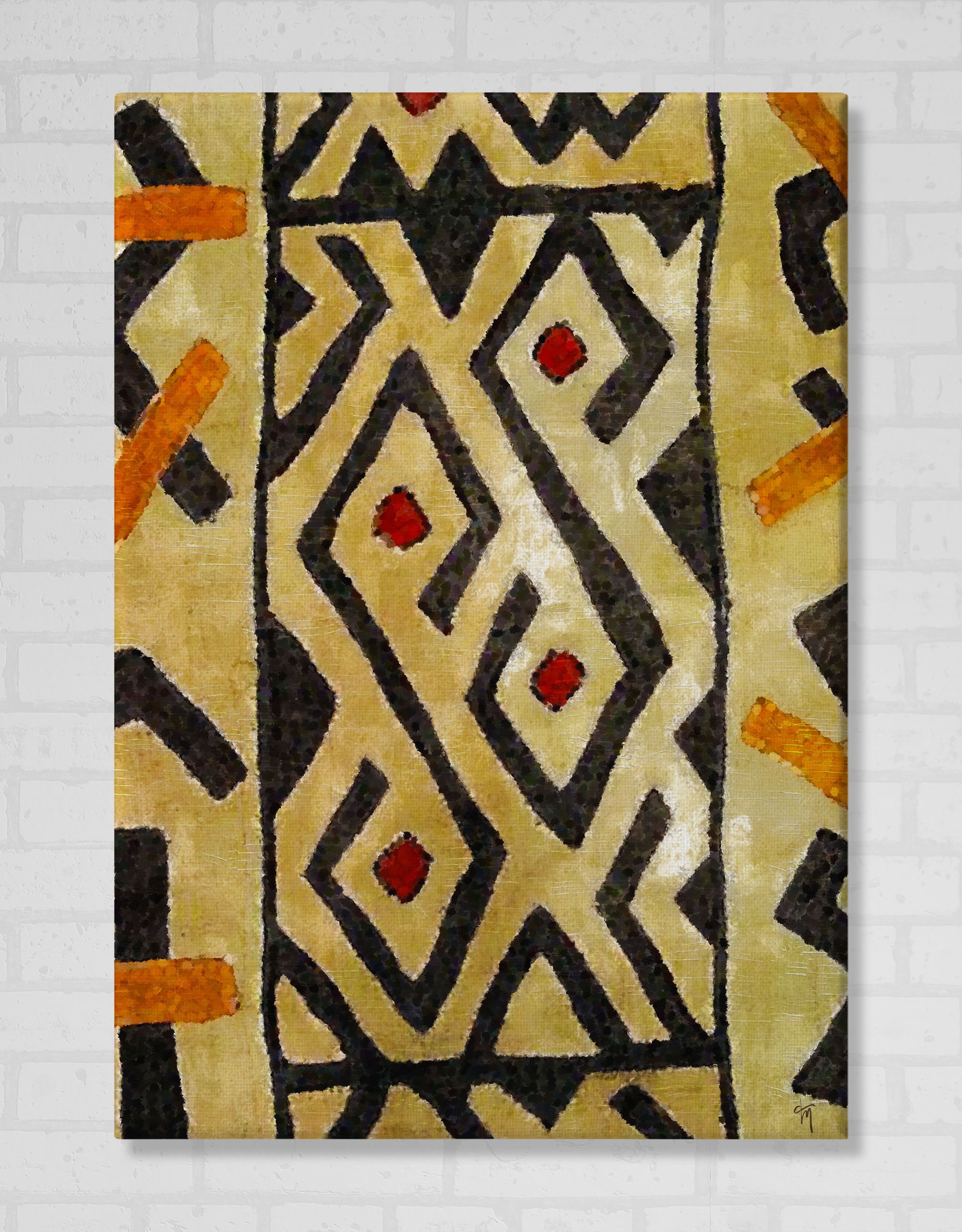 Set of Two Abstract African Artworks African Contemporary | Etsy