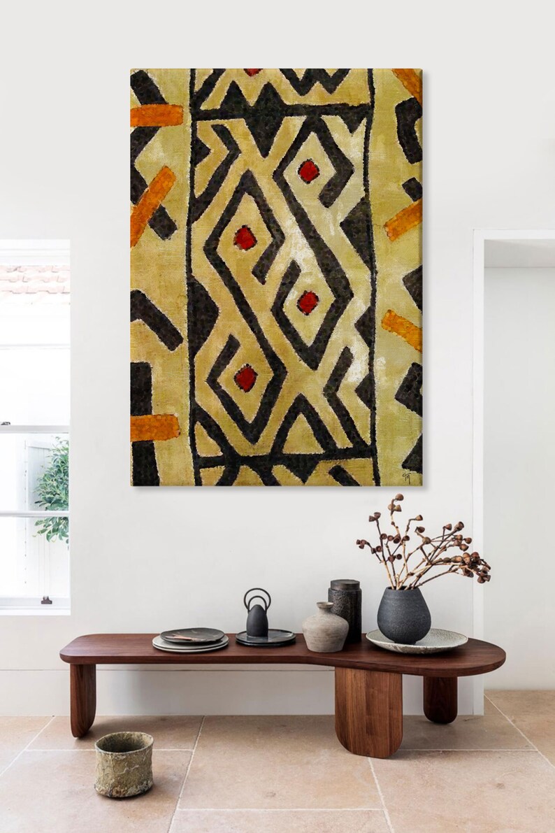 Set of Two Abstract African Artworks African Contemporary | Etsy