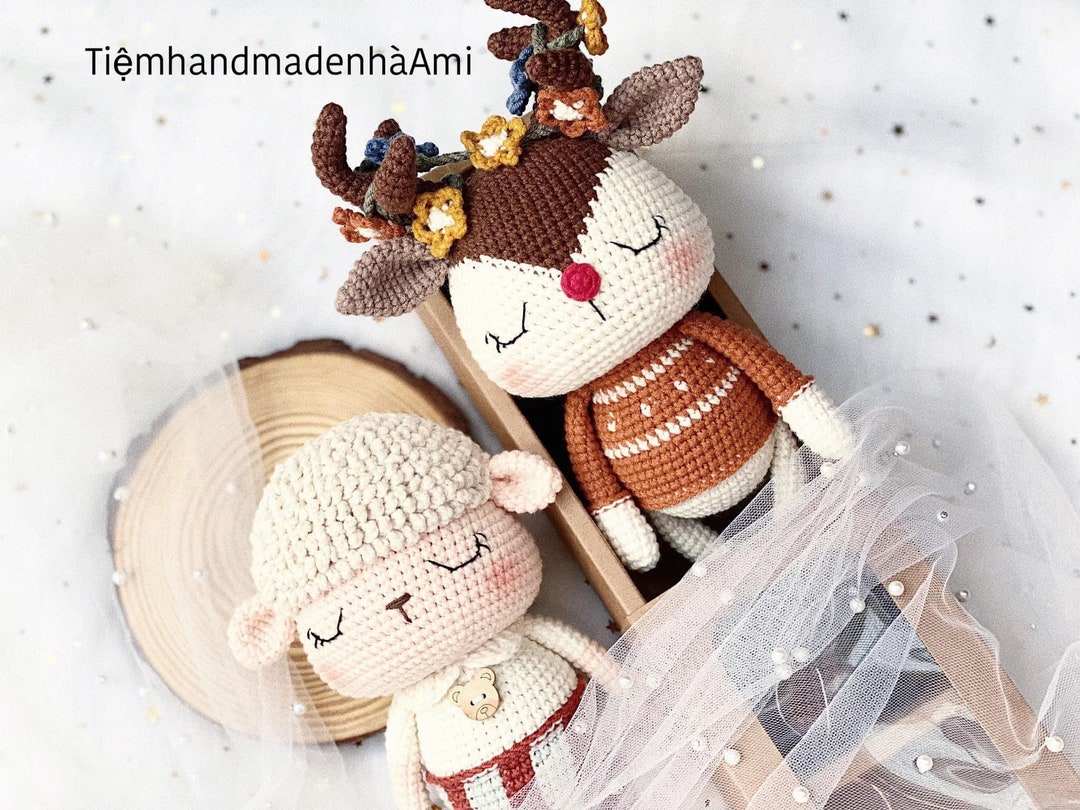 Children's Toy Deer Doll Cuddly Deer Sheep Dolls - Etsy