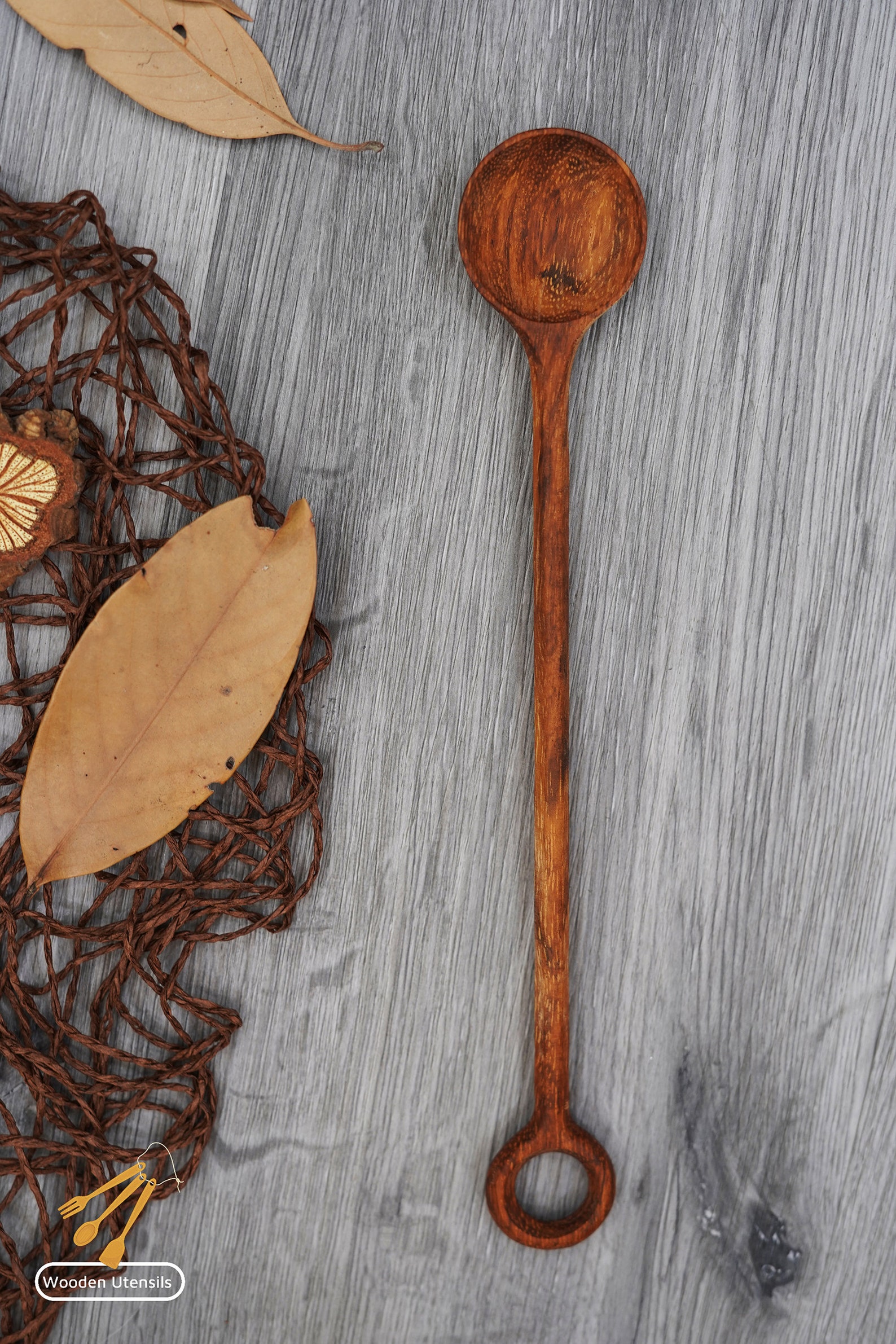 25cm Set of 3 Wood Spoon Utensils Decorative Spoon Wooden | Etsy