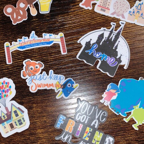 Disney/pixar Sticker Pack Hand Drawn Bundle Disney Pixar | Etsy