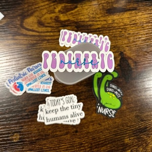 Peds Nurse Sticker Pack | Pediatrics Nursing | Babies Tiny Humans ...