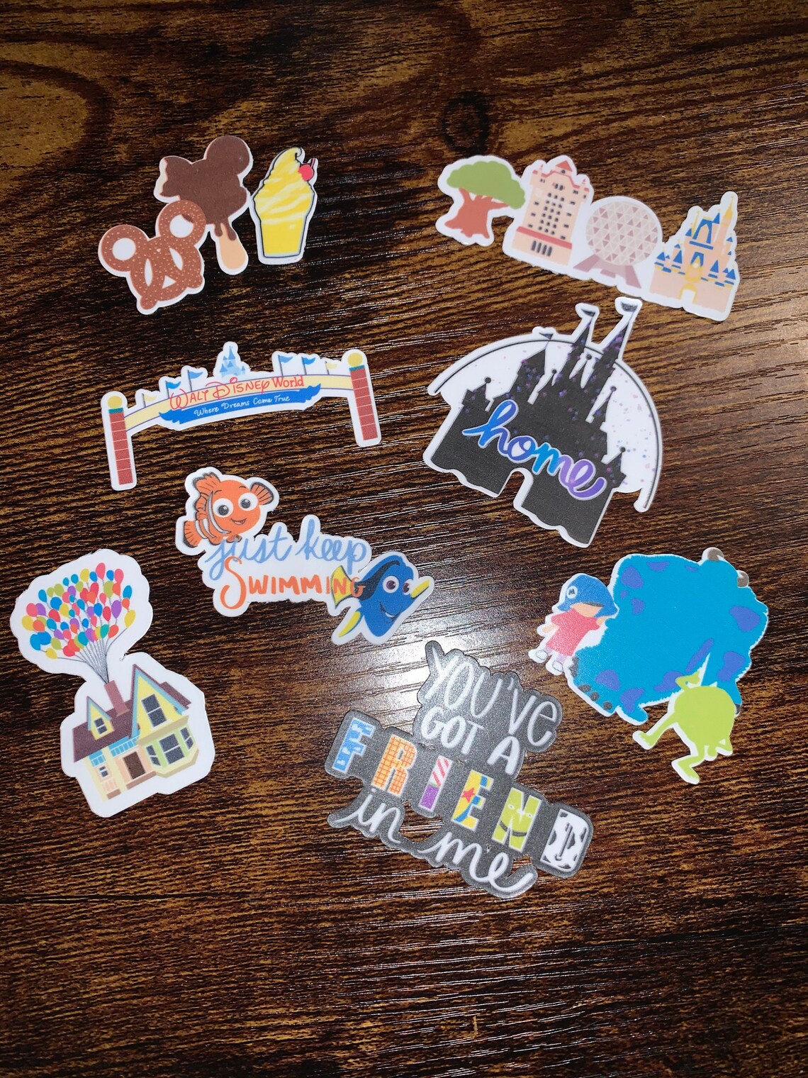 Disney/pixar Sticker Pack Hand Drawn Bundle Disney Pixar | Etsy