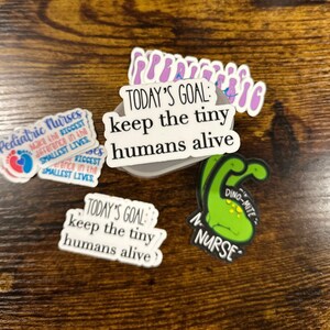 Peds Nurse Sticker Pack | Pediatrics Nursing | Babies Tiny Humans ...