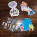Disney/pixar Sticker Pack Hand Drawn Bundle Disney Pixar Water ...