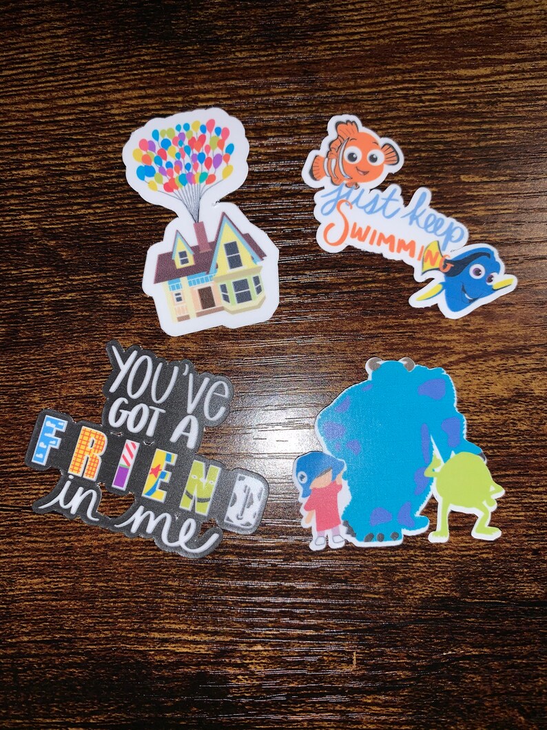 Disney/pixar Sticker Pack Hand Drawn Bundle Disney Pixar | Etsy
