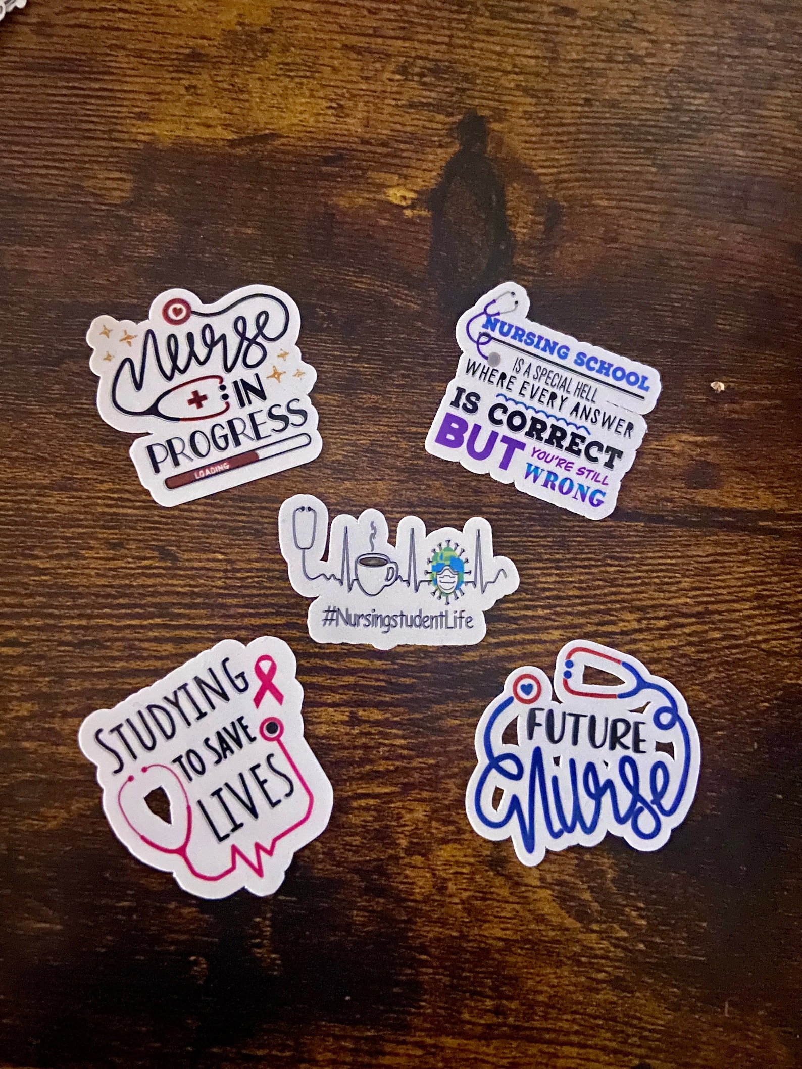 Nursing Student & Nurse Sticker Pack Holographic - Etsy