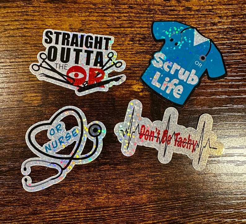 OR Nurse Sticker Pack Operating Room Nursing Scrub Life - Etsy