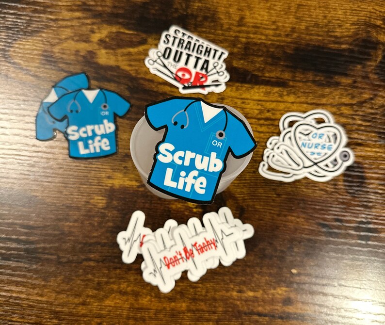 OR Nurse Sticker Pack Operating Room Nursing Scrub Life - Etsy