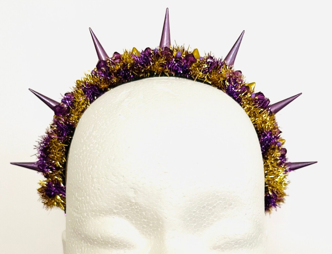 LSU Spikes and Roses Headband - Etsy