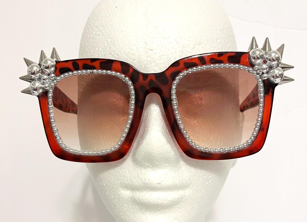 Silver Spike Sunglasses - Etsy