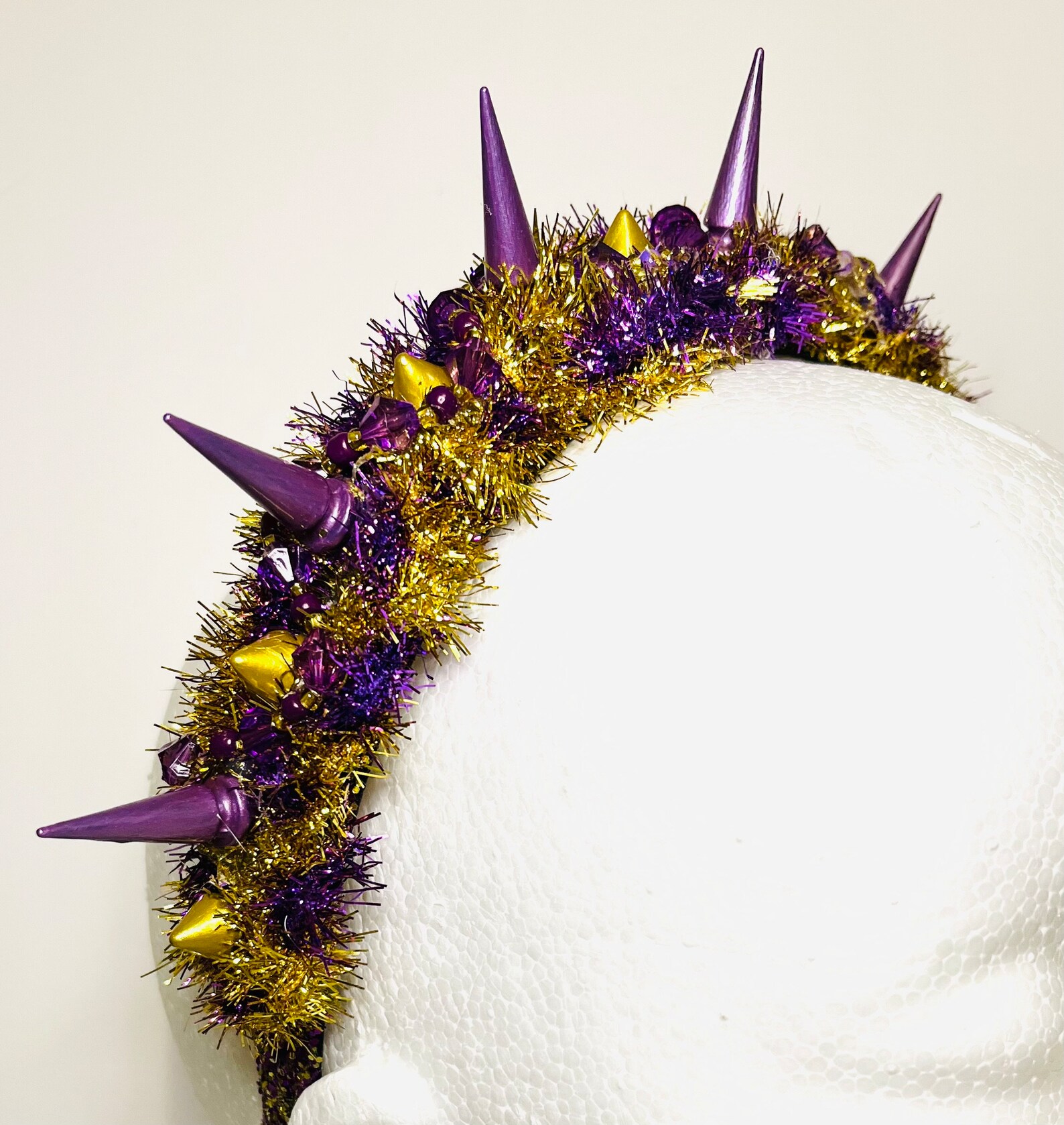 LSU Spikes and Roses Headband - Etsy