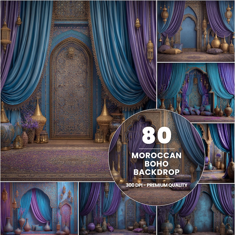 Pink Moroccan Backdrop - Etsy UK