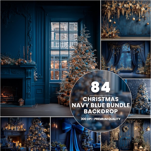 Navy Christmas Decor - Etsy